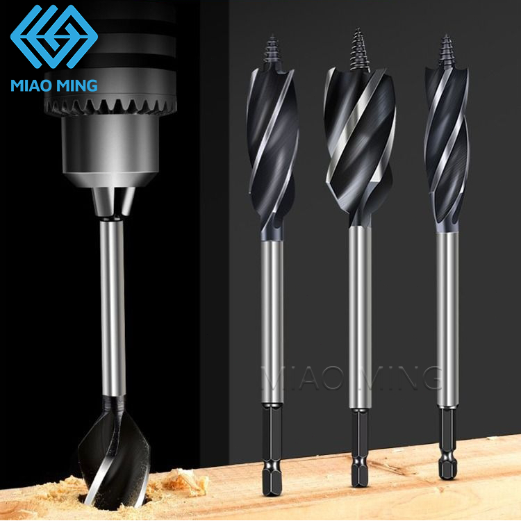 Heavy คุณภาพ Auger Bit 4 ช่อง 4 ขลุ่ย Auger น่าเบื่อเจาะ Bit สําหรับ ...