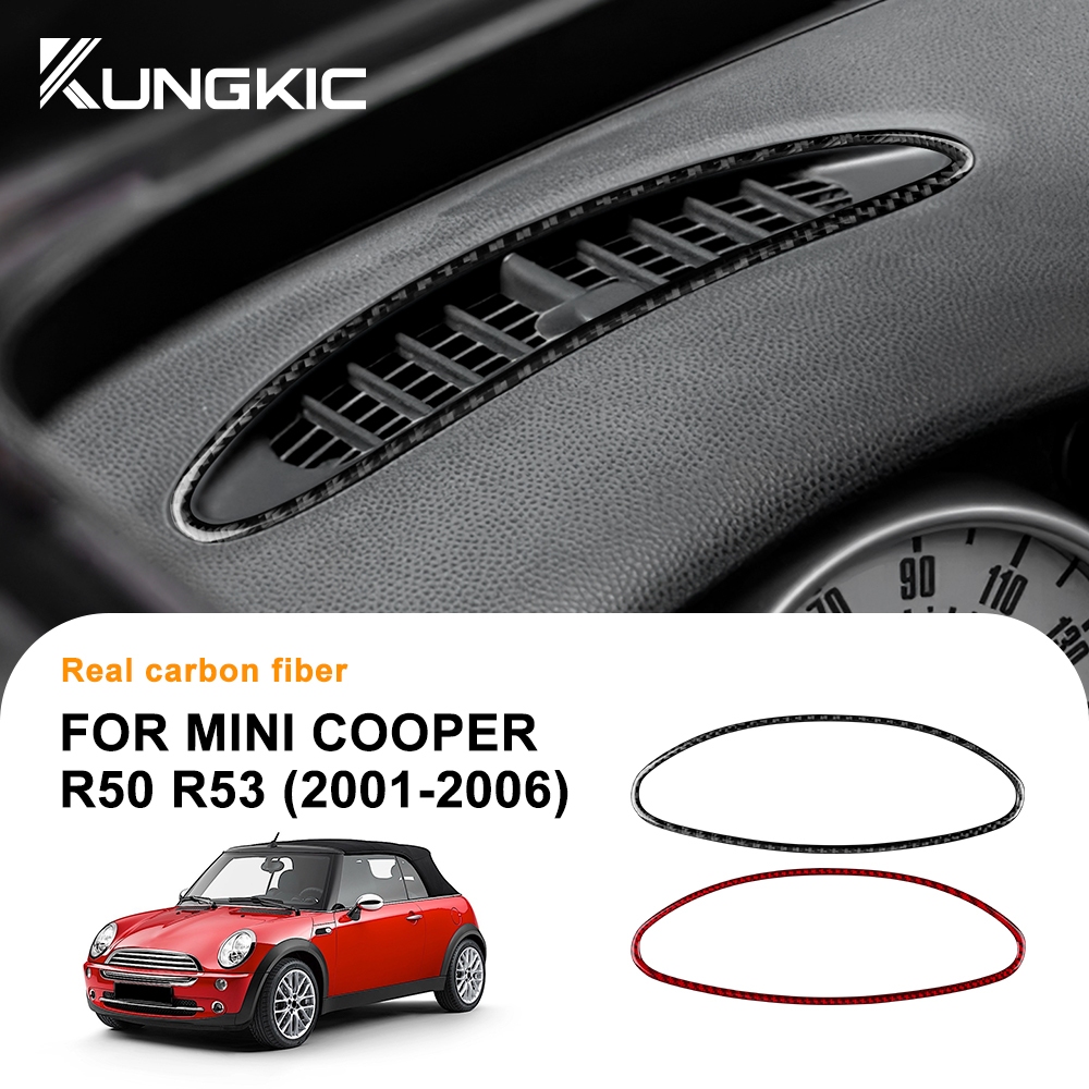 สําหรับ MINI Cooper R50 R53 2001-2006 คาร์บอนไฟเบอร์ Defogging Vent ...