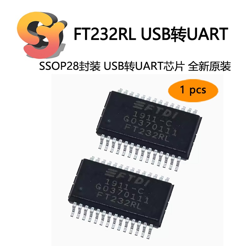 [ คลังสินค ้ าพร ้ อม ] 1 ชิ ้ น FT232RL-REEL SSOP28 แพคเกจ RS232 ...