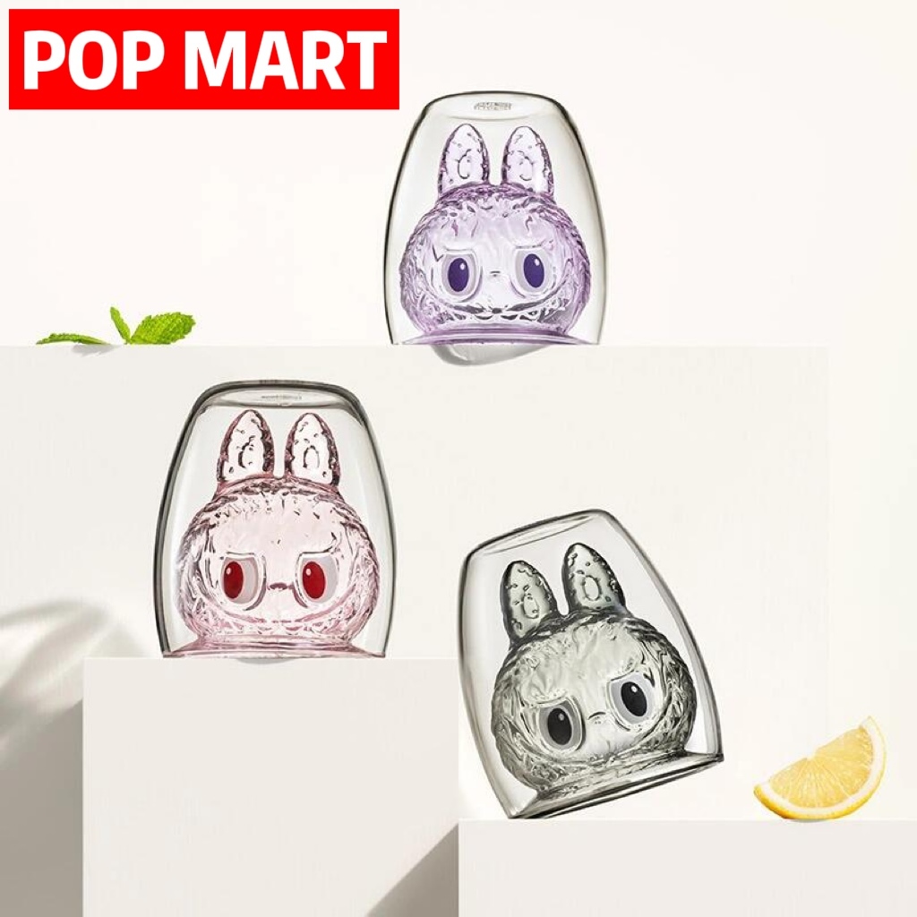 POPMART LABUBU THE MONSTERS-CHEERS Series Double Glass Cup Mystery Box ...