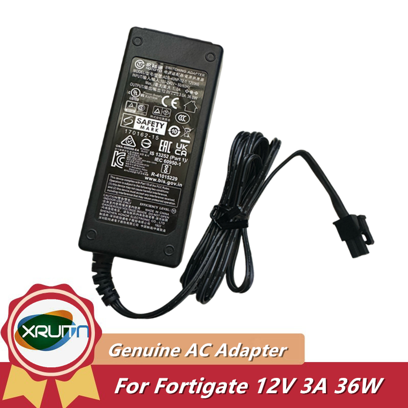 12V 3A 36W AC Adapter Charger สําหรับ Fortigate Fortinet Firewall FG ...