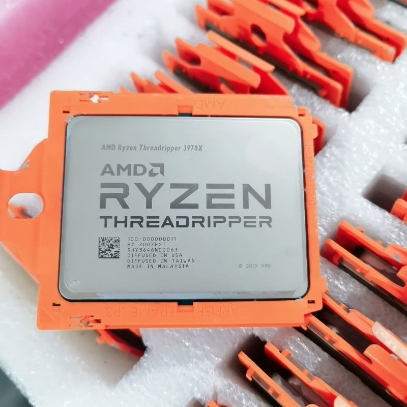 Amd Ryzen 3970X Threadripper พร ้ อมเมนบอร ์ ด TRX40 โปรเซสเซอร ์ CPU ...
