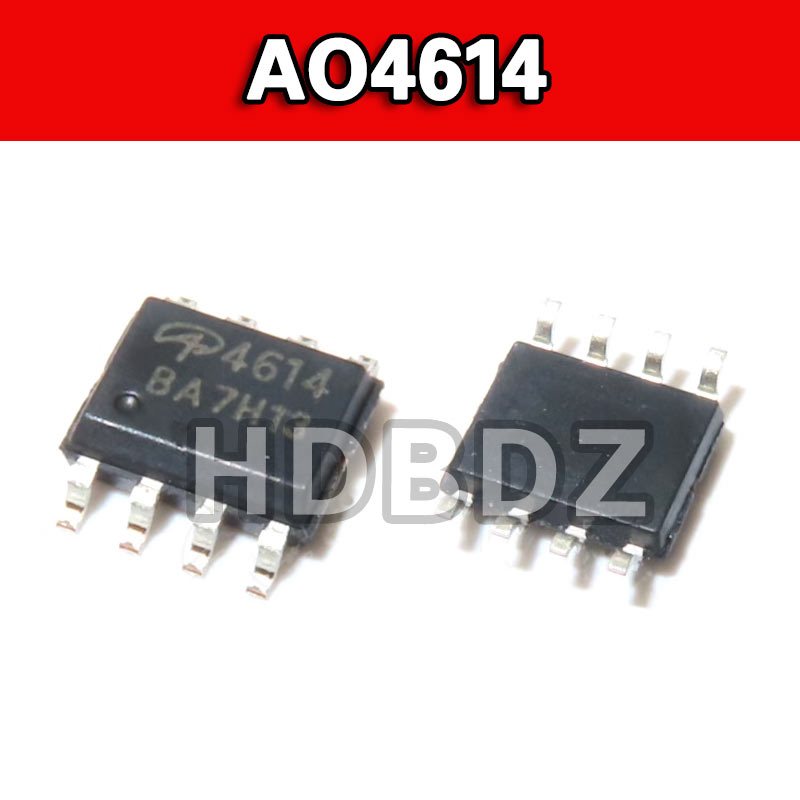 10pcs AO4614 AO4614B 4614 SMD IC SOP8 ชิปพลังงานบอร์ดแรงดันสูง LCD | Shopee Thailand