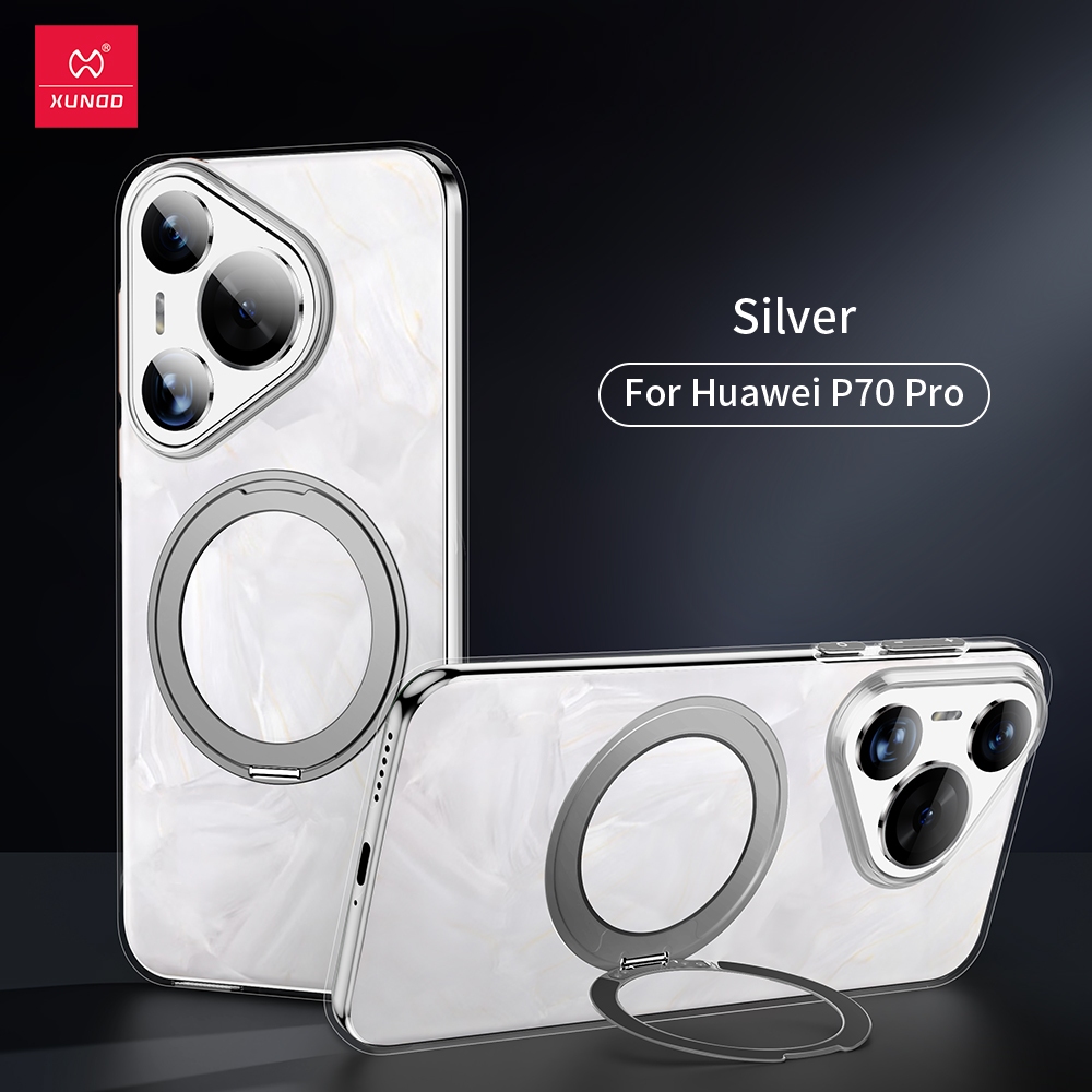 Huawei Pura 70/P70 Pro/P70 Pro +/P70 Ultra Xundd Case Transparent Magnetic 360° เคสใส ่ หมุนได ้ ...