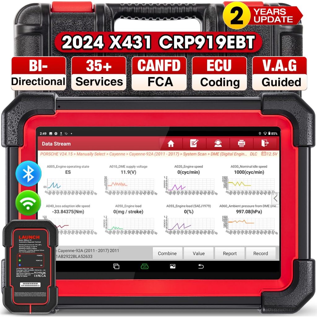 เปิดตัว X431 CRP919EBT Elite OBD2 Scanner, 2024 Wireless Bidirectional Scan Tool, การเข ้ ารหัส ...
