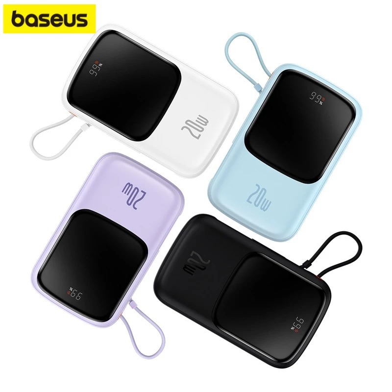 Baseus Power Bank 10000mAh 20000mAh PD 22.5W 20W Fast Charging ...