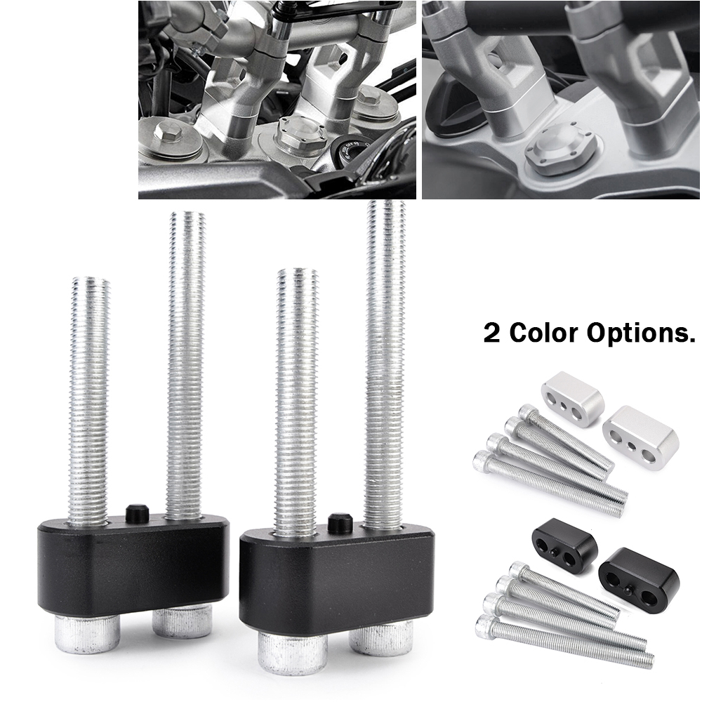 รถจักรยานยนต ์ Handlebar Riser อลูมิเนียม Clamp สําหรับ Triumph Tiger ...