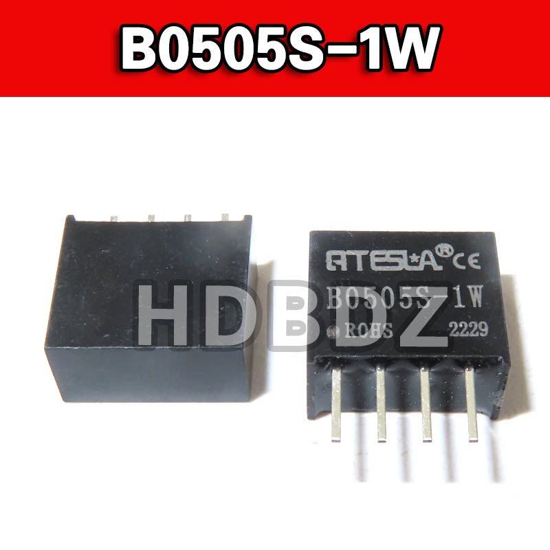 B0505S-1W DC-DCแหล่งจ่ายไฟโมดูล: แหล่งจ่ายไฟที่มีการควบคุมแบบแยกส่วน 5V ...