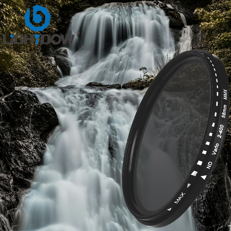 Lightdow ND2-400 ND กรองปรับ Neutral Density Fader Filter สําหรับ 49 ...