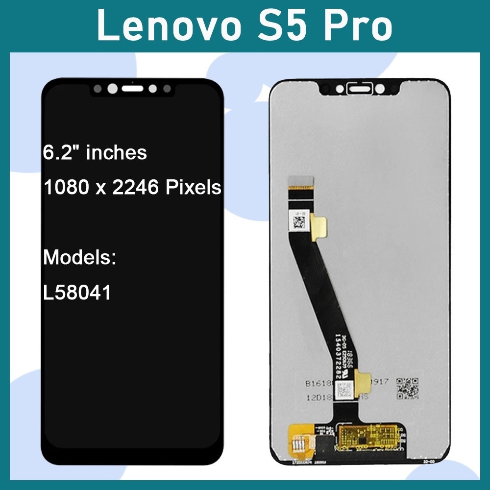 ใหม ่ Lenovo S5 S5 Pro Z5s LCD Monitor เปลี ่ ยนหน ้ าจอสัมผัส | Shopee Thailand