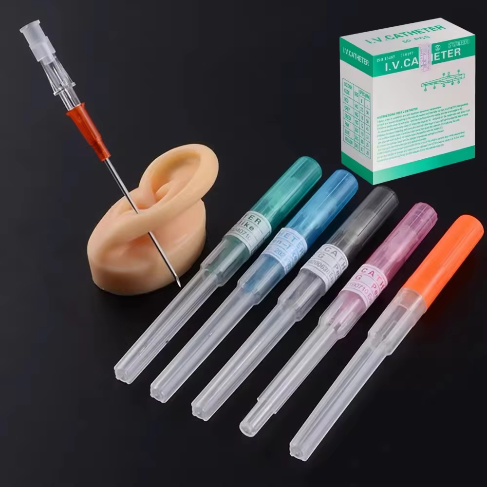 10/30/50 ชิ้น แบบใช้แล้วทิ้ง เข็มเจาะ ต่างหู เจาะ 14G 16G 18G 20G เข็ม ...