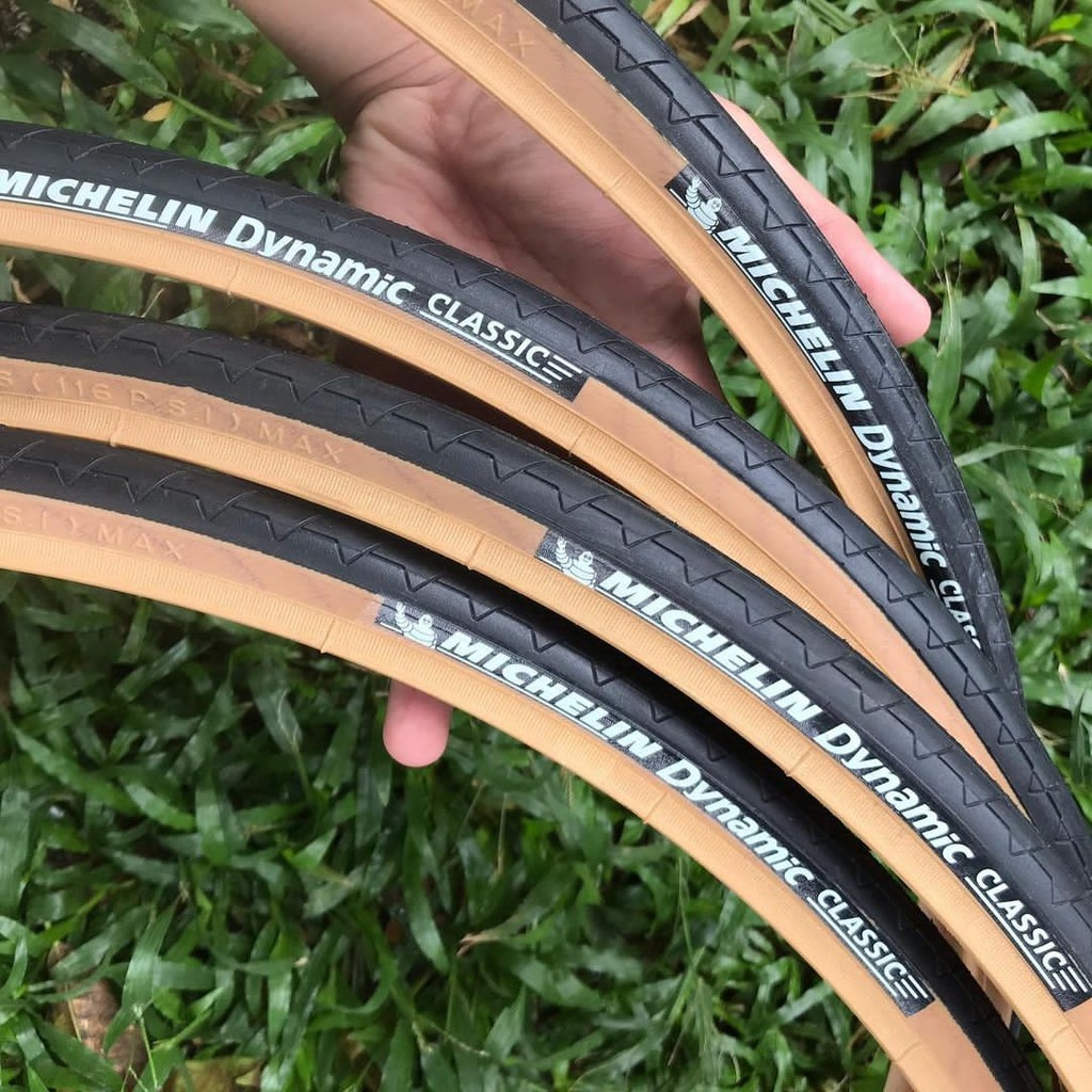 Michelin Dynamic Classic 700*25C/28C/32C ขอบสีเหลือง tyre 60TPI จักรยาน ...