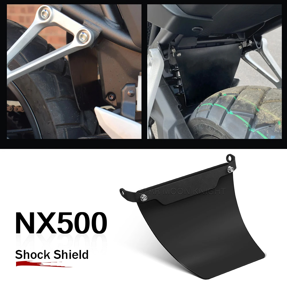 สําหรับ Honda NX 500 NX500 2024 - Shock Shield ด้านหลัง Fender Mudguard ...
