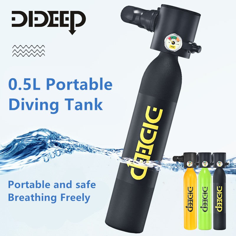 พร้อมส่งDIDEEP Professional Mini Scuba Tank รีฟิล 0.5L ความจุถัง ...