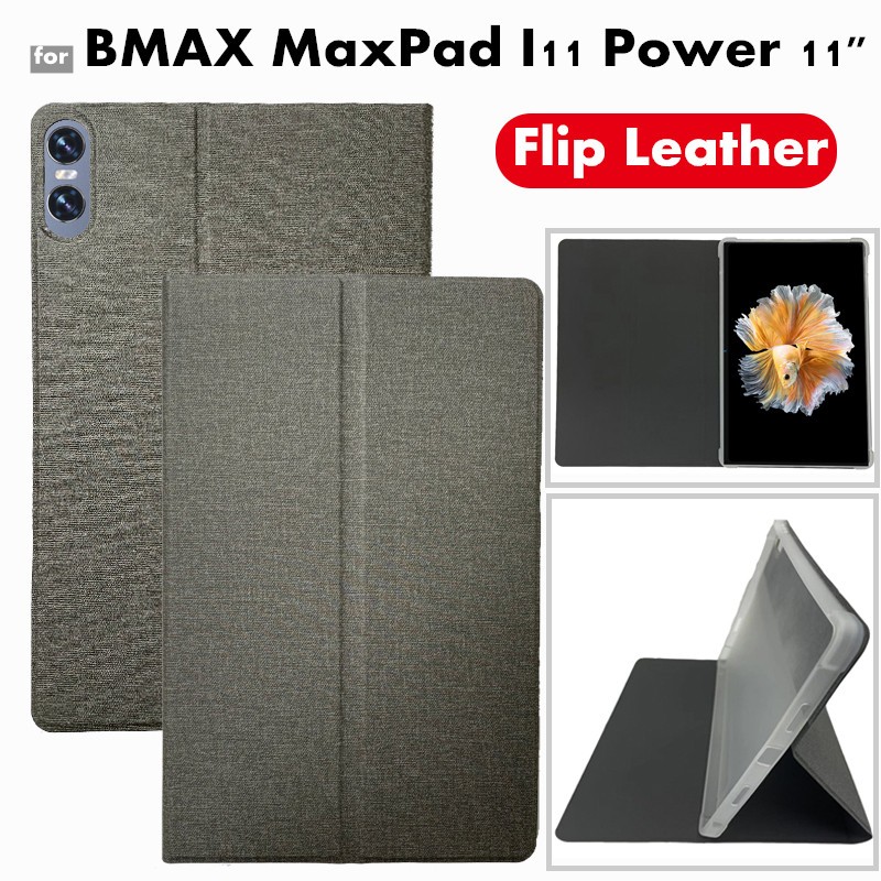 for BMAX MaxPad I11 Power 11 Inch 2024 Faux Flip Leather Case Cover ...