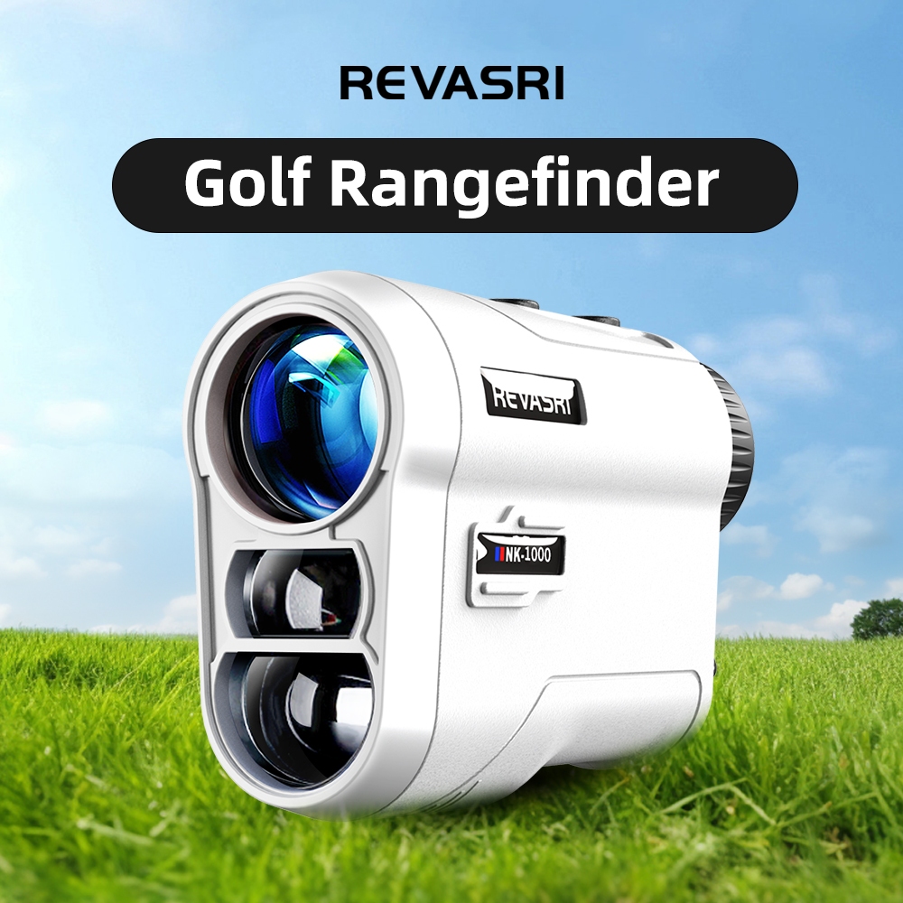 REVASRI Golf Laser Rangefinder สวิตช์ชดเชยความลาดชันและการสั่นสะเทือนล็อคเสาธงสําหรับกอล์ฟ ...