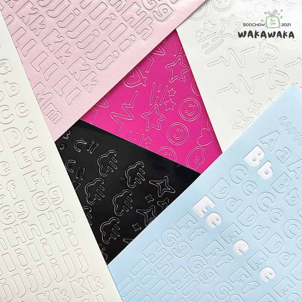 สติ๊กเกอร์ตกแต่งตัวอักษร Original Cuckoo Card Handbook Stickers deco ...