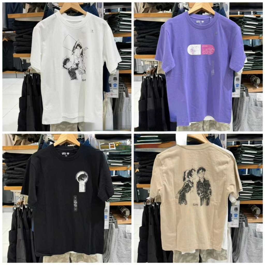 Uniqlo Detective Conan และ Aoyama Gangchang ส่วนตัวพร้อมเสื้อยืดแขนสั้น ...