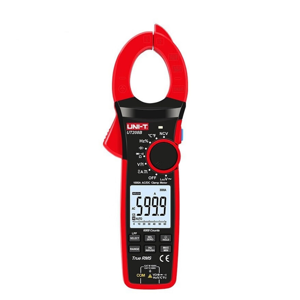 Uni-t UT208B True RMS 200A AC Mini Clamp Meters Ammeter NCV Test ...