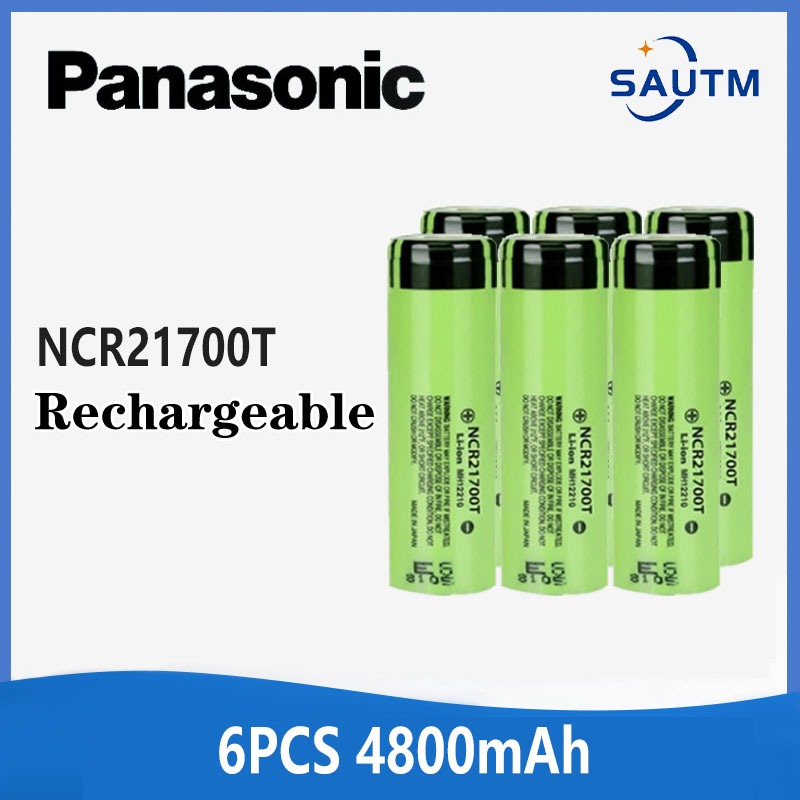 Panasonic NCR21700T 3.7V 4800mAh แบตเตอรี ่ ลิเธียมแบบชาร ์ จไฟได ้ ...