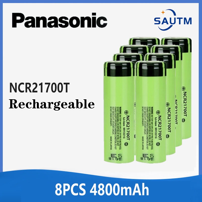 Panasonic NCR21700T 3.7V 4800mAh แบตเตอรี ่ ลิเธียมแบบชาร ์ จไฟได ้ ...