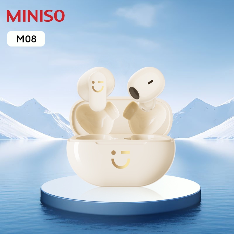 MINISO M08 หูฟังบลูทูธไร้สาย TWS เสียง HiFi ควบคุมแบบสัมผัส สําหรับเล่นเกม | Shopee Thailand