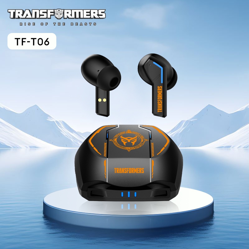 Transformers TF-T06 ชุดหูฟังบลูทูธไร้สาย 5.3 ลดเสียงรบกวน โลหะ หมุนได้ HIFI เสียงสเตอริโอ ...