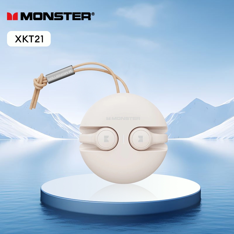 Monster XKT21 หูฟังบลูทูธตัดเสียงรบกวน เกมมิ่ง หูฟังไร้สาย กันน้ํา ความ ...