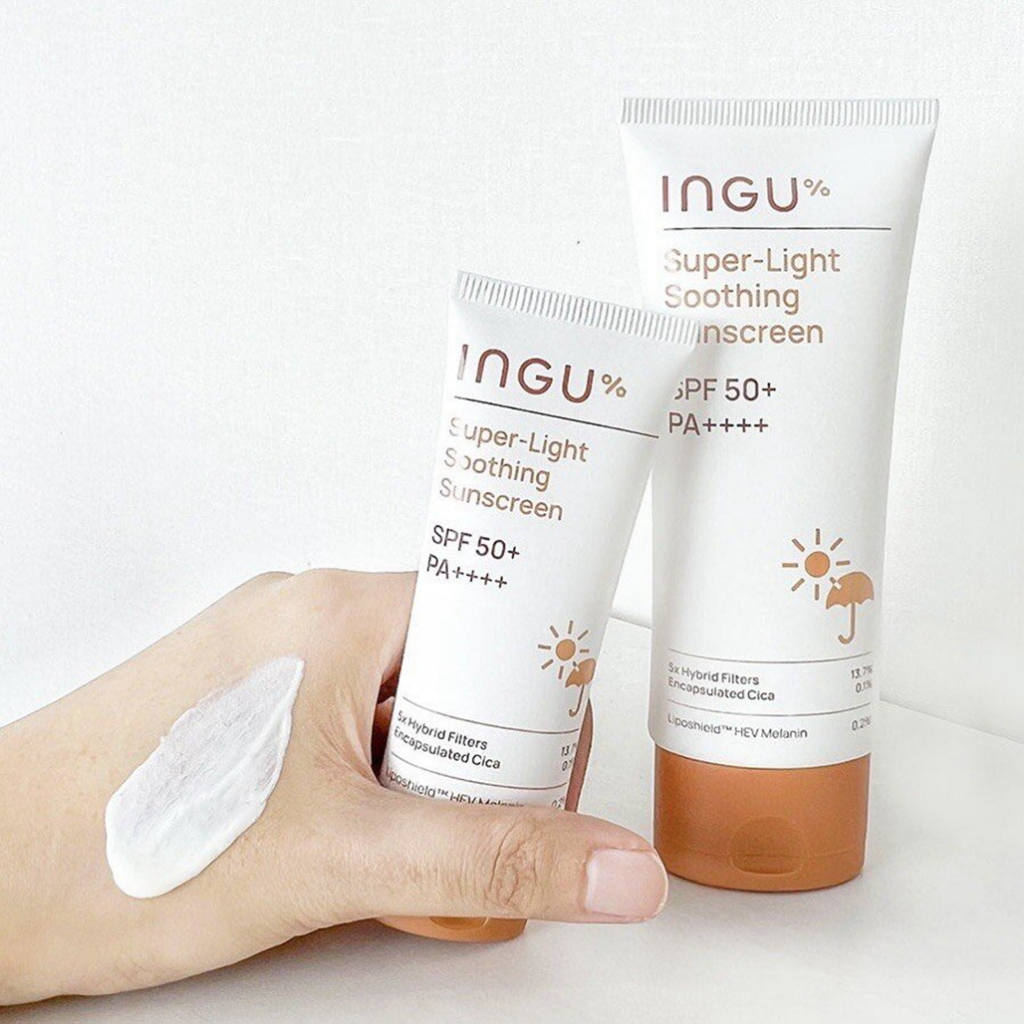 Ingu 70 g Super-Light Soothing Sunscreen SPF 50 + PA + + + | Shopee ...