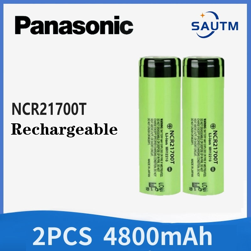 Panasonic NCR21700T 3.7V 4800mAh แบตเตอรี ่ ลิเธียมแบบชาร ์ จไฟได ้ ...