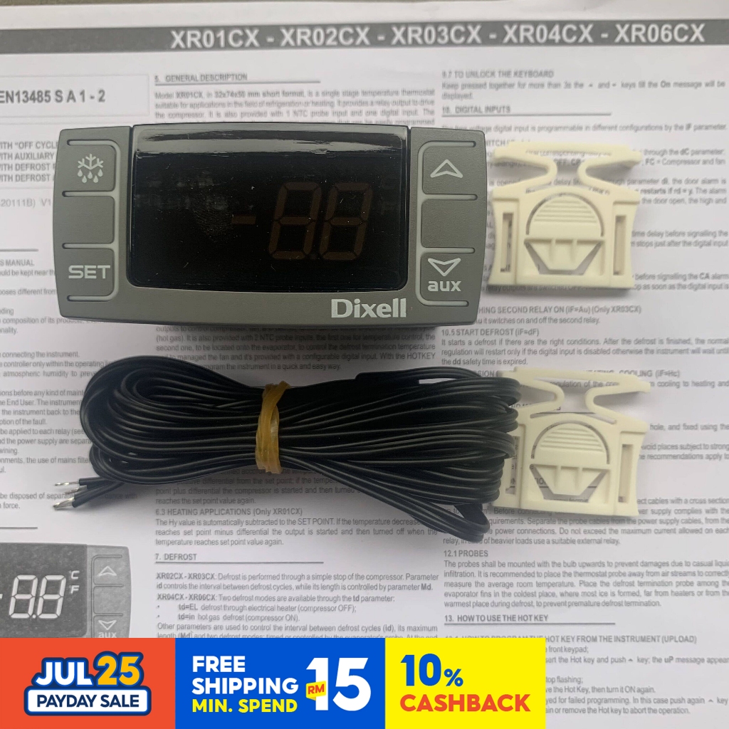 ⭐⭐⭐Original XR06CX-5N0C1 Digital Thermostat อุณหภูมิ Controller พร ้ อม ...