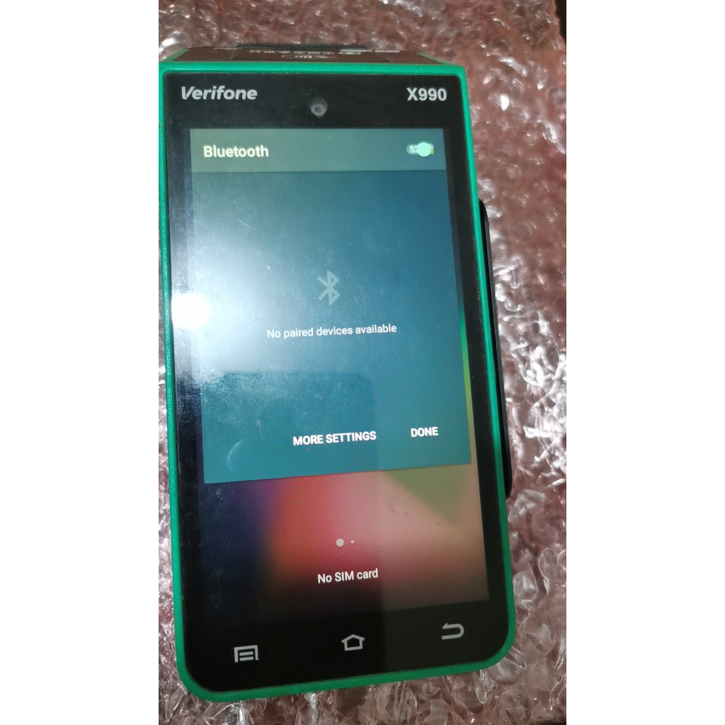 Verifone X990 ปลดล็อค Android Pos Hardware Machine Terminal มือสอง ไม่ ...
