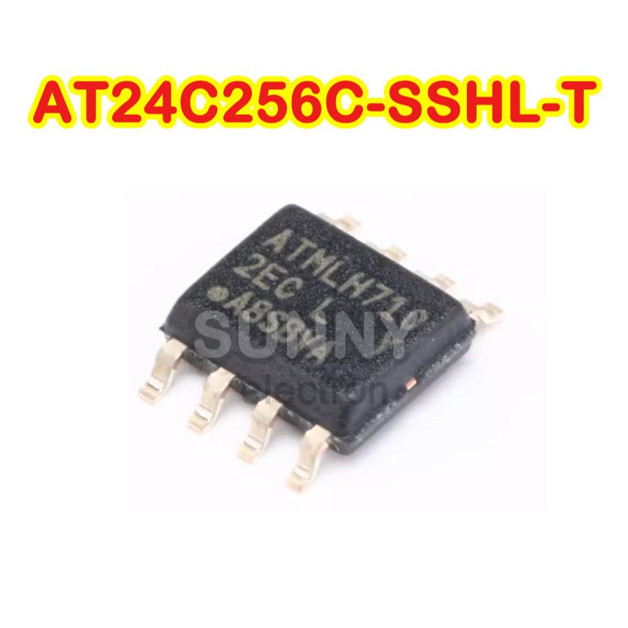 พอร์ตอนุกรม AT24C256C-SSHL-T 2ECL EEPROM 256KB SMT SOP-8 | Shopee Thailand
