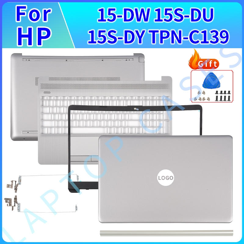 แล็ปท็อปใหม่สําหรับ HP 250 G8 255 G8 15-DW 15S-DU 15S-DY 15S-DR TPN-C139 LCD ปกหลัง Bezel ...