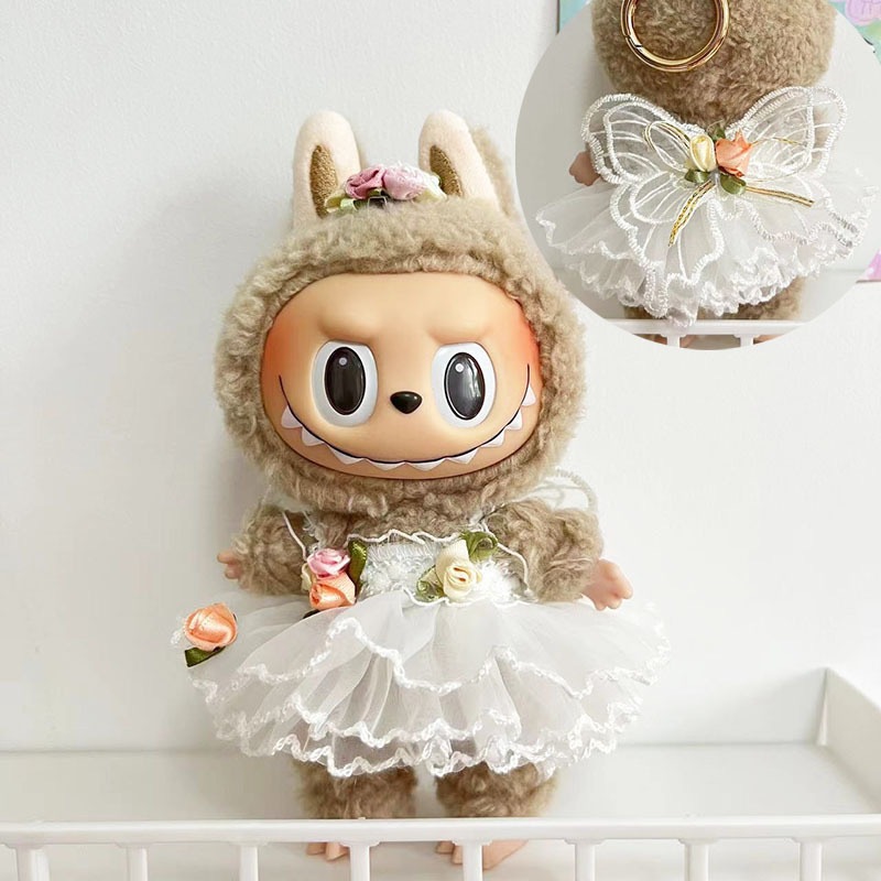 พร้อมส่ง อัพเดตใหม่ชุดละแบทช์ | Labubu Macaron Labubu Suit Wedding ...