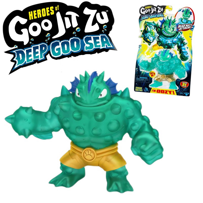 Goo Jit Zu ของเล่นคลายเครียด ยางนุ่มบีบสนุก S9 Deep sea Hero Series ...