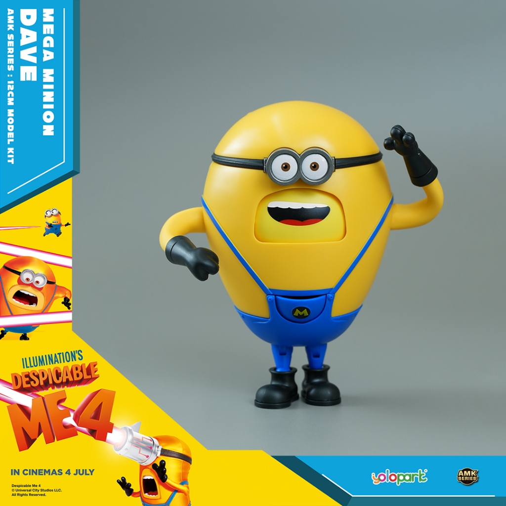 YOLOPARK AMK Series Despicable Me 4 Mega Minion Dave Model Kits ...