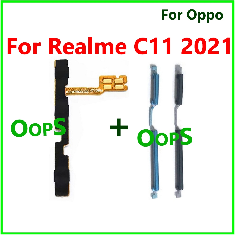 ปุ่มปรับระดับเสียงไฟ flex สําหรับ Realme C11 2021 ON OFF switch flex ...