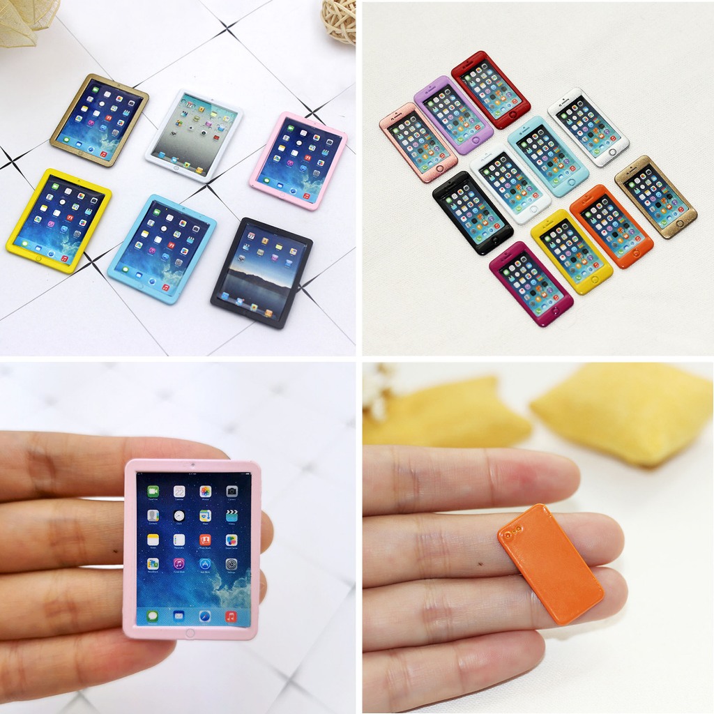 บ้านตุ๊กตา Ipad โทรศัพท์มือถือรุ่นของเล่น,สําหรับ Labubu DIMOO WORLD ...