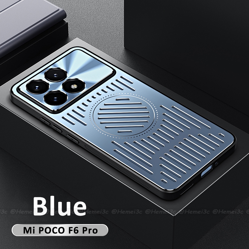 สําหรับ Xiaomi Poco F6 Pro Casing อลูมิเนียมการกระจายความร ้ อน Hard ...