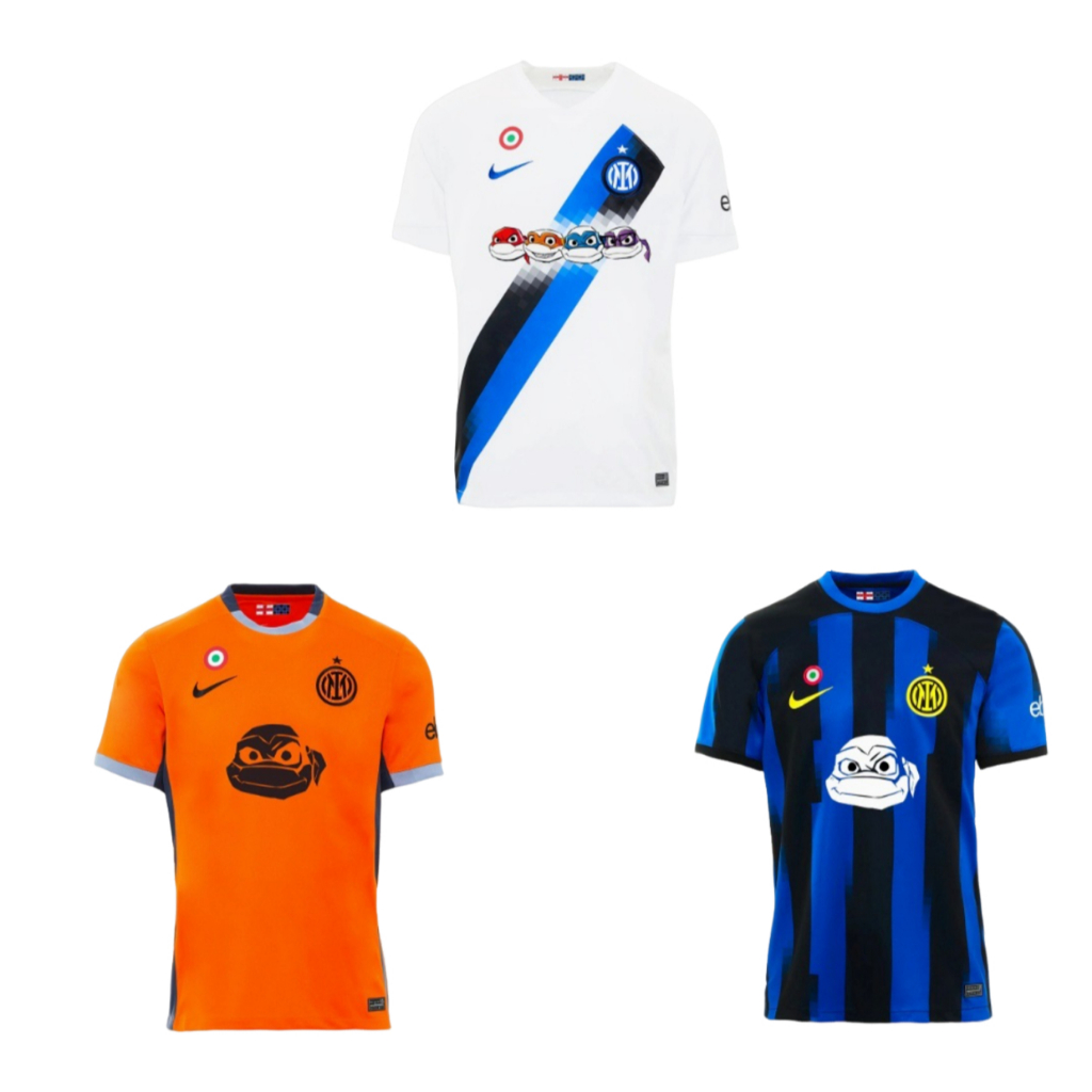 23/24 Inter Milan Teenage Mutant Ninja Turtles Special Edition Football ...