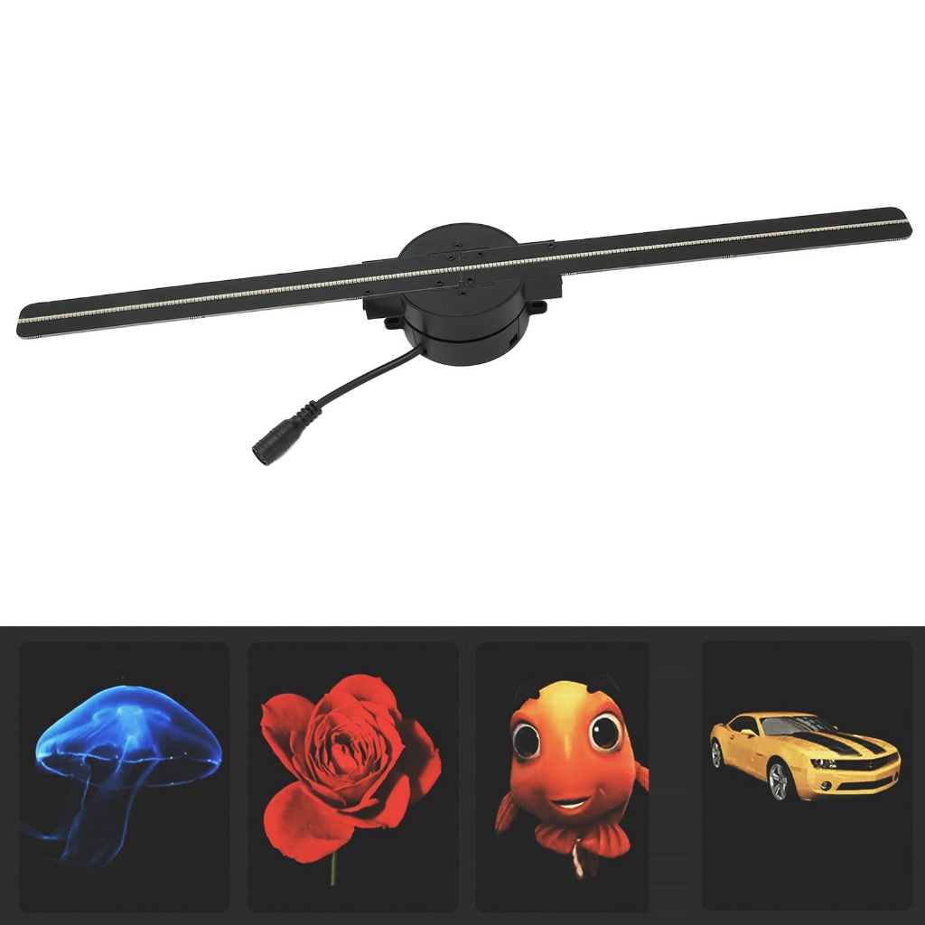 (Ready Stock) 3D Hologram Fan 16.5in 2000x224 WiFi 3D Projector with ...