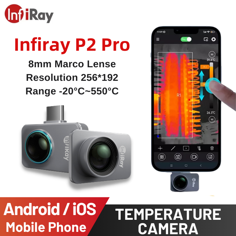 Infiray Xinfrared P2 PRO กล้องอินฟราเรดอุตสาหกรรม PCB การตรวจจับพื้น ...