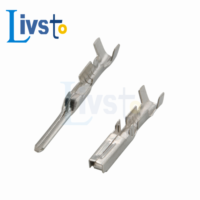50/100 pcs 2.0 series connector pin DJ612-20.6A DJ623-2*0.6A ชายและหญิงไฟท้ายรถสายไฟทองแดง ...