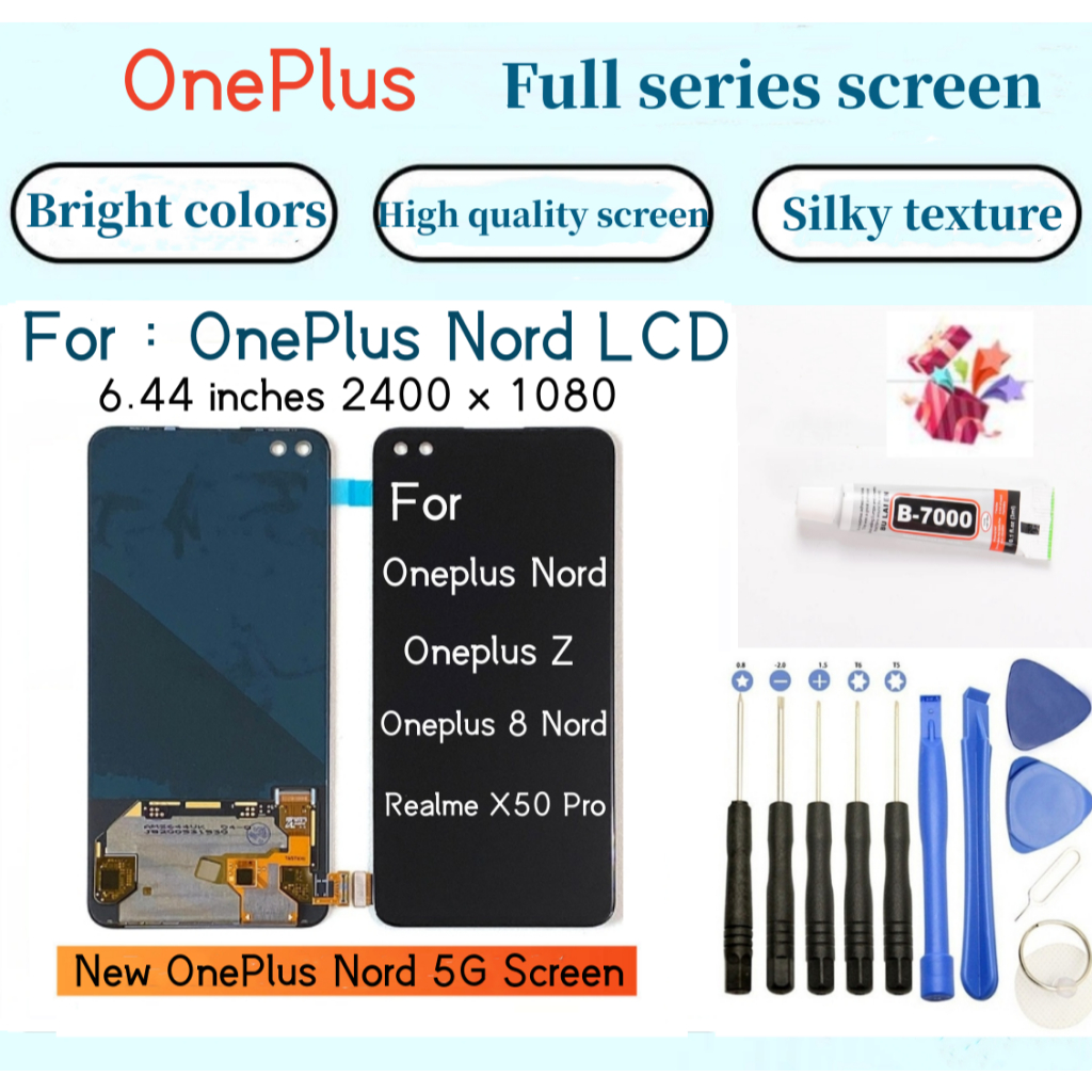 ยี่ห้อใหม่ Oneplus Nord จอแสดงผล LCD Z 8 Realme X50 Pro 5G หน้าจอสัมผัส | Shopee Thailand