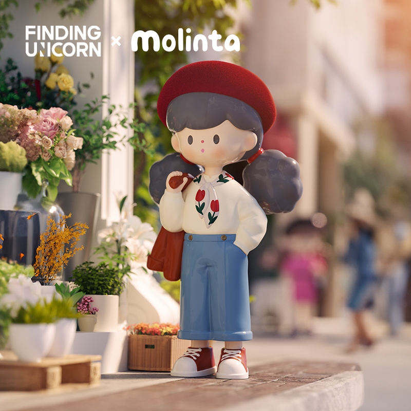 FINDING UNICORN Molinta Retro Girls Series Blind Box（Single Box 1Pc） | Shopee Thailand