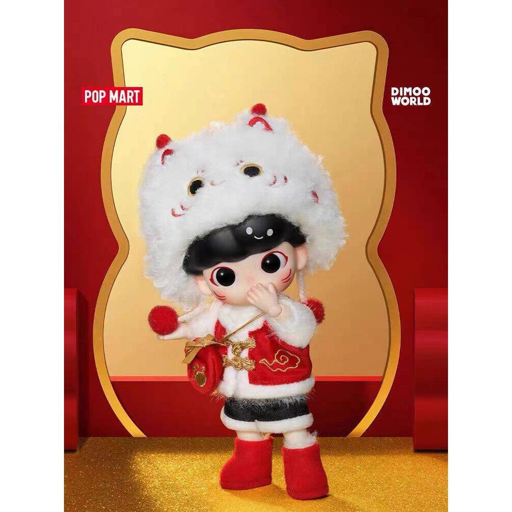 POPMART DIMOO Lucky Cat Action Figure ของขวัญของเล ่ นอินเทรนด ์ ที ่ ...