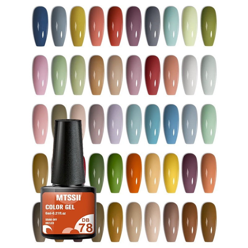 MTSSII น้ํายาทาเล็บเจล เคลือบเงาเล็บกึ่งถาวร | Shopee Thailand