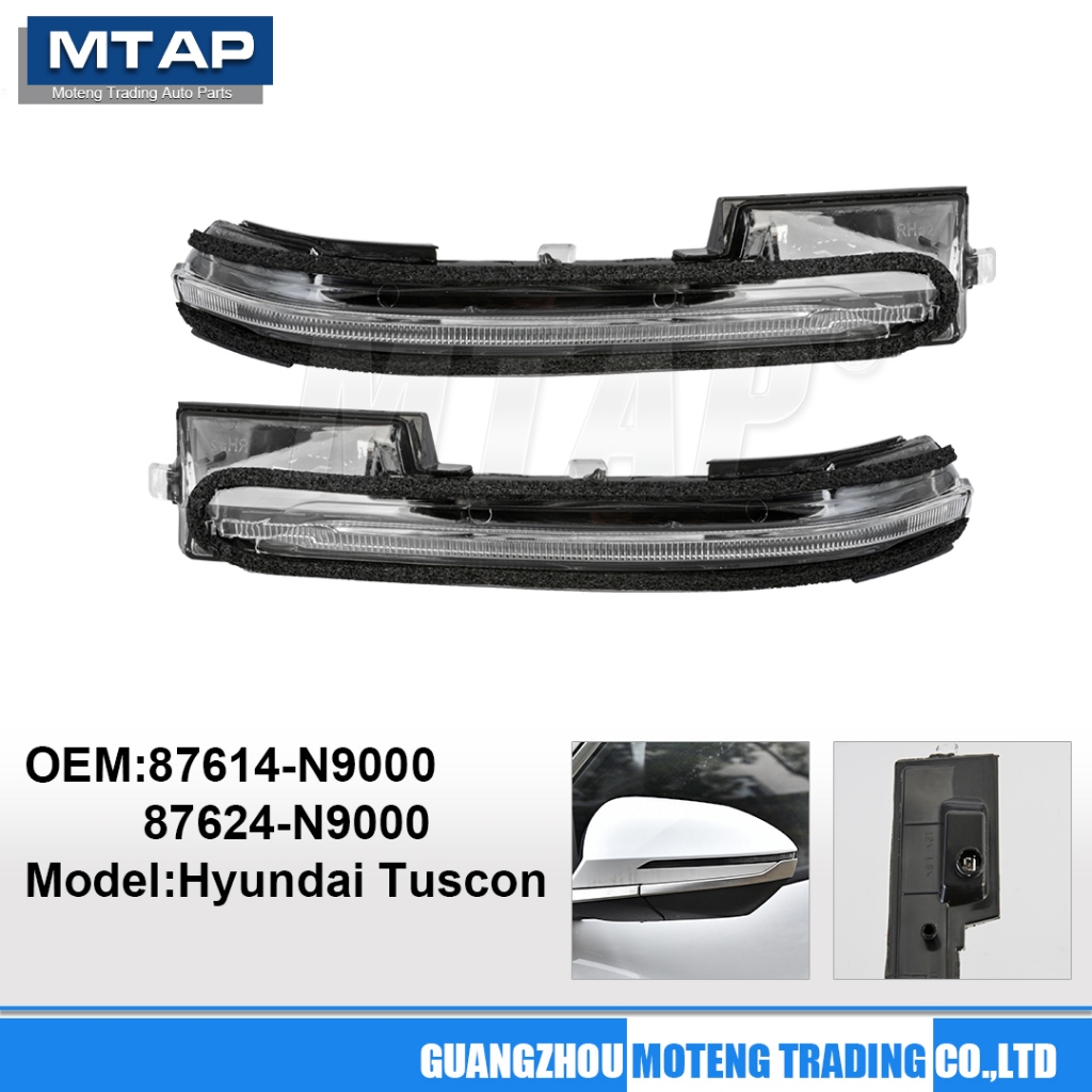 โคมไฟกระจกมองข ้ างไฟเลี ้ ยวสําหรับ Hyundai Tuscon/IX35 2021 2022 2023 ...