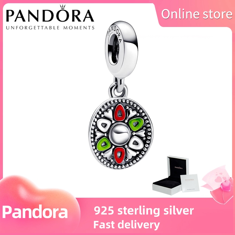 100% ของแท้ เงินสเตอร์ลิง S925 PANDORA [ 792200 C01] ชาร์มห้อยหมวกซอม ...